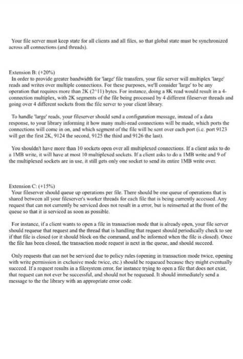 Solved CS 214: Systems Programming, Spring 2017 Assignment | Chegg.com