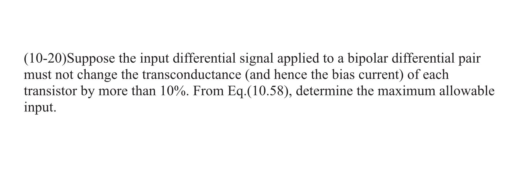 Solved (10-15) In the circuit of Fig. 10.9(b) shown below , | Chegg.com