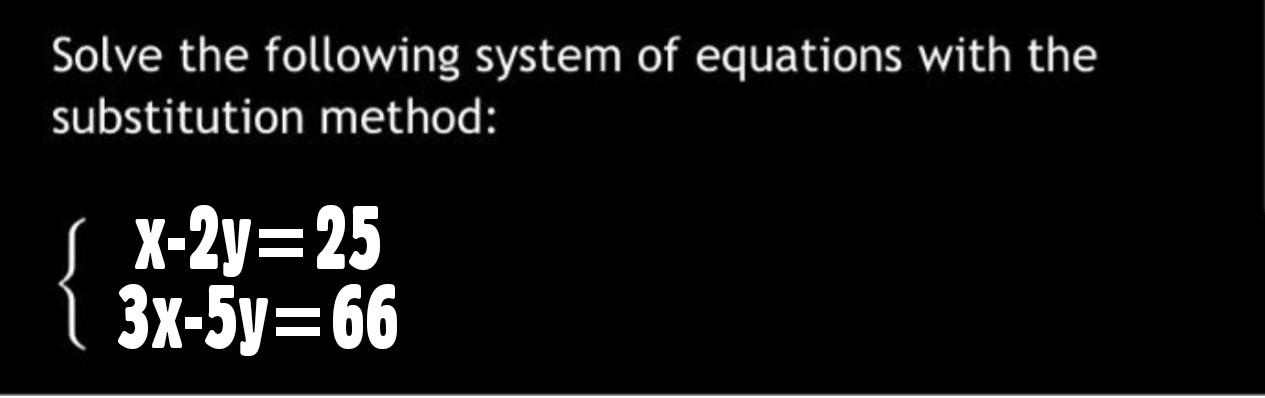 Solved Solve the following system of equations with the | Chegg.com