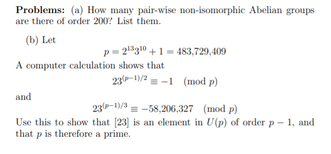 Solved Problems: (a) How many pair-wise non-isomorphic | Chegg.com
