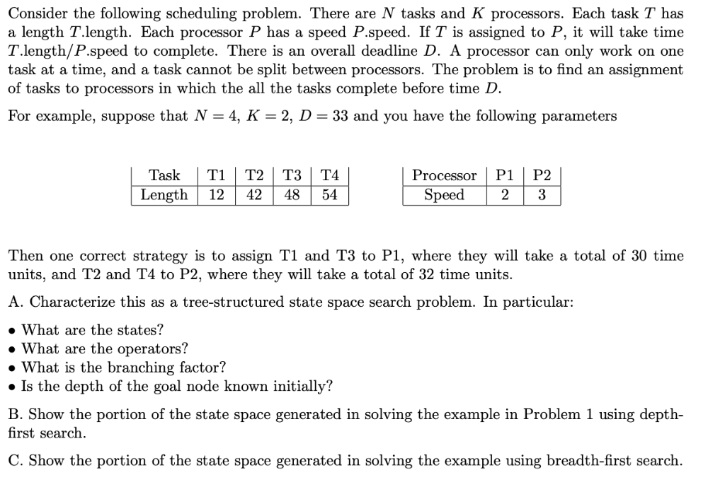 Consider the following scheduling problem. There are | Chegg.com