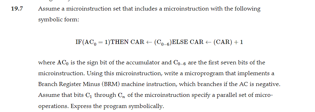 Solved Assume a microinstruction set that includes a | Chegg.com
