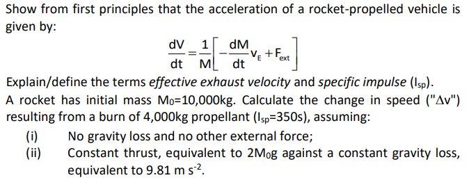 Solved Show from first principles that the acceleration of a | Chegg.com