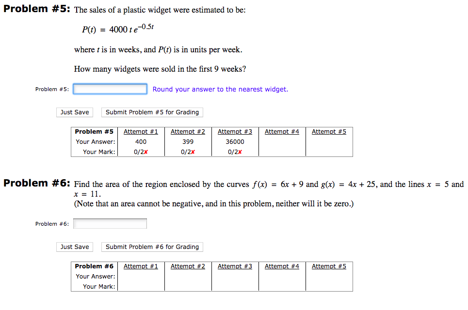 Solved Problem #5: The sales of a plastic widget were | Chegg.com