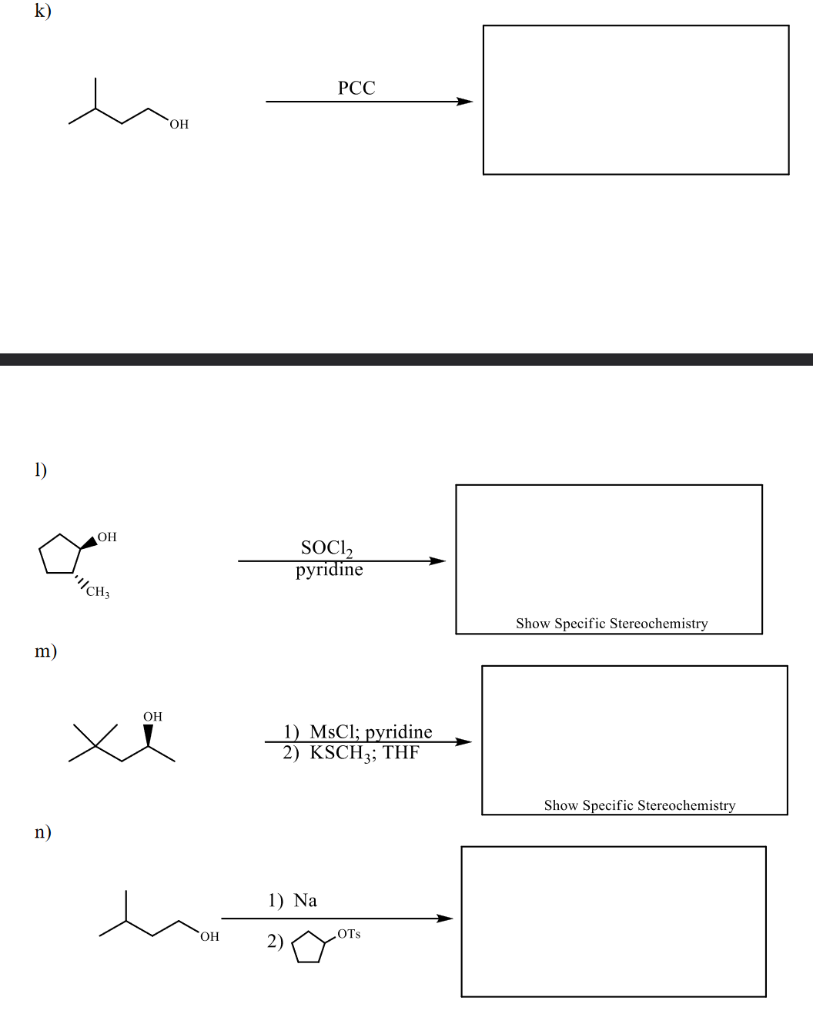 Solved 1. For each of the following reactions place the | Chegg.com