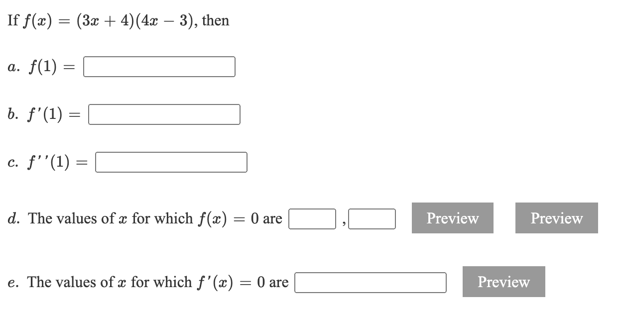 Solved Find and interpret f'(27) and f''(27). f(x) = 377 | Chegg.com