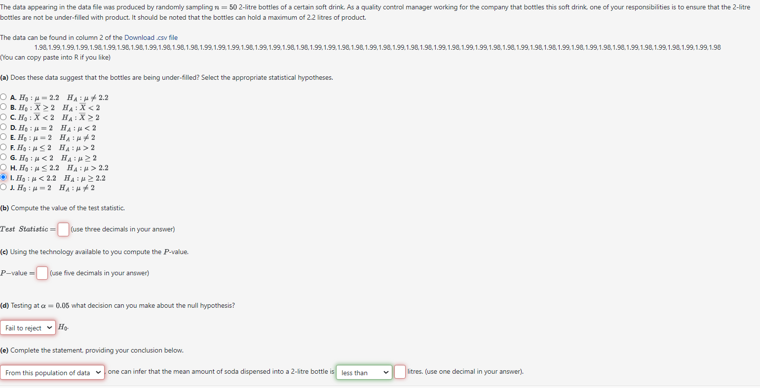 Solved bottles are not be under-filled with product. It | Chegg.com