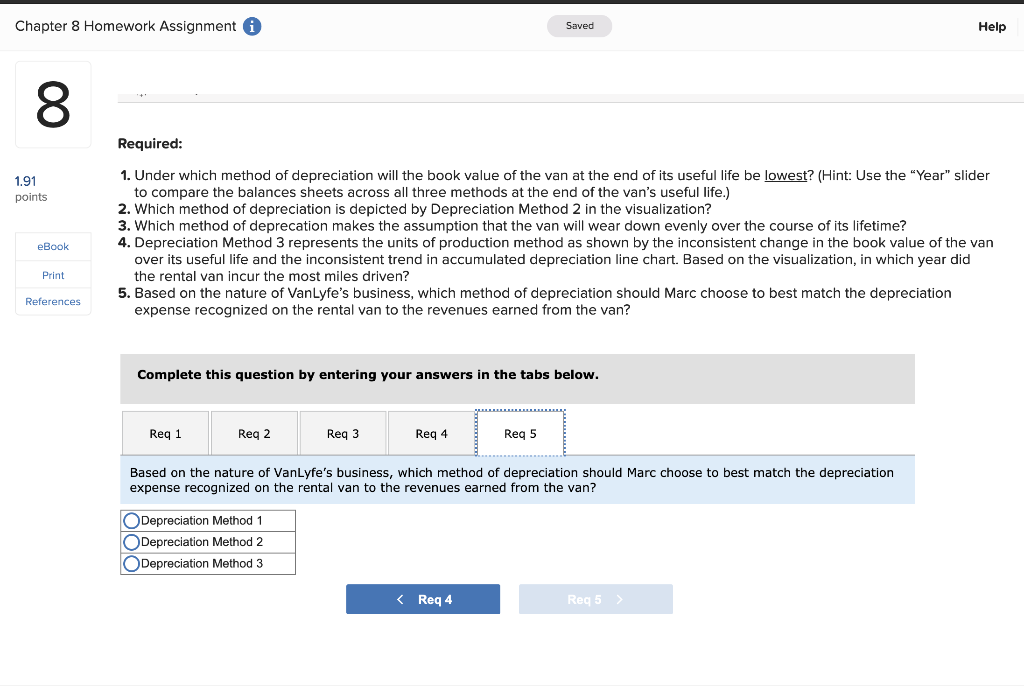 Solved Chapter 8 Homework Assignment i Saved Help Save & | Chegg.com