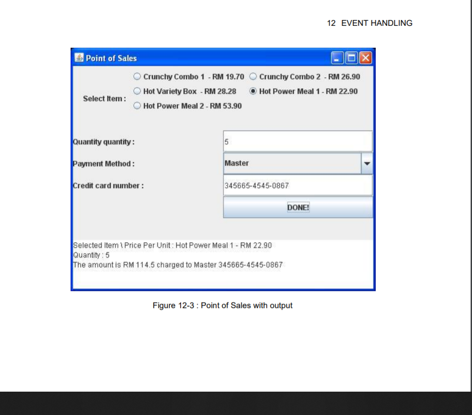 Solved 12.2 Steps to Code Event Delegation 1. import | Chegg.com