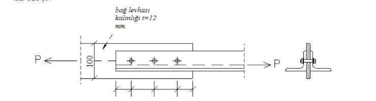 Calculate the cross-section of the appropriate bolted | Chegg.com