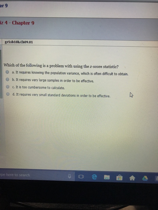Solved er 9 iz 4- Chapter 9 grlsb10h.Ch09.01 Which of the | Chegg.com