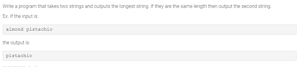 Write A Program That Takes Two Strings And Outputs 0123