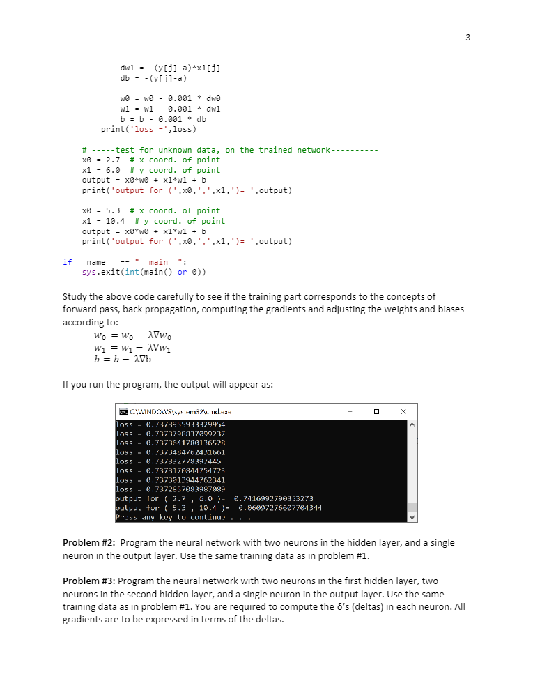 Solved 1 1 CPEG 586 - Assignment #2 Problem #1 : Program a | Chegg.com