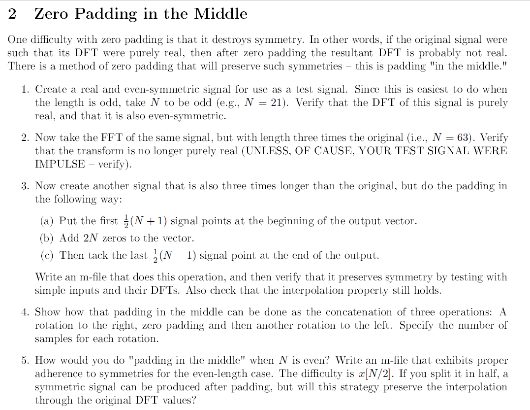 2 Zero Padding In The Middle One Difficulty With Zero