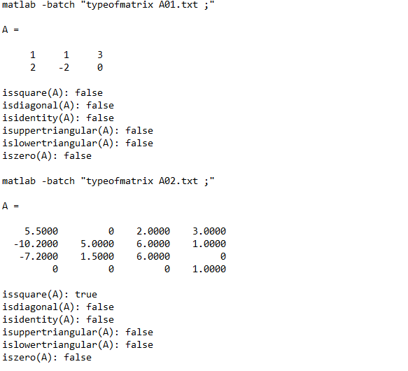 Solved MATLAB ASSIGNMENT MUST SHOW YOUR OUTPUT You are | Chegg.com