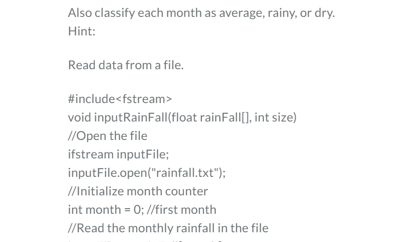 Solved Problem 3 [20 points] The Weather Service Bureau | Chegg.com