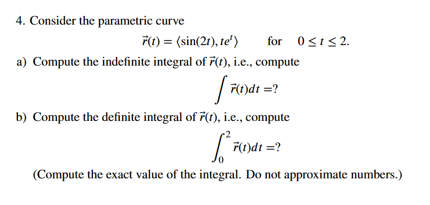 Solved Consider the parametric | Chegg.com