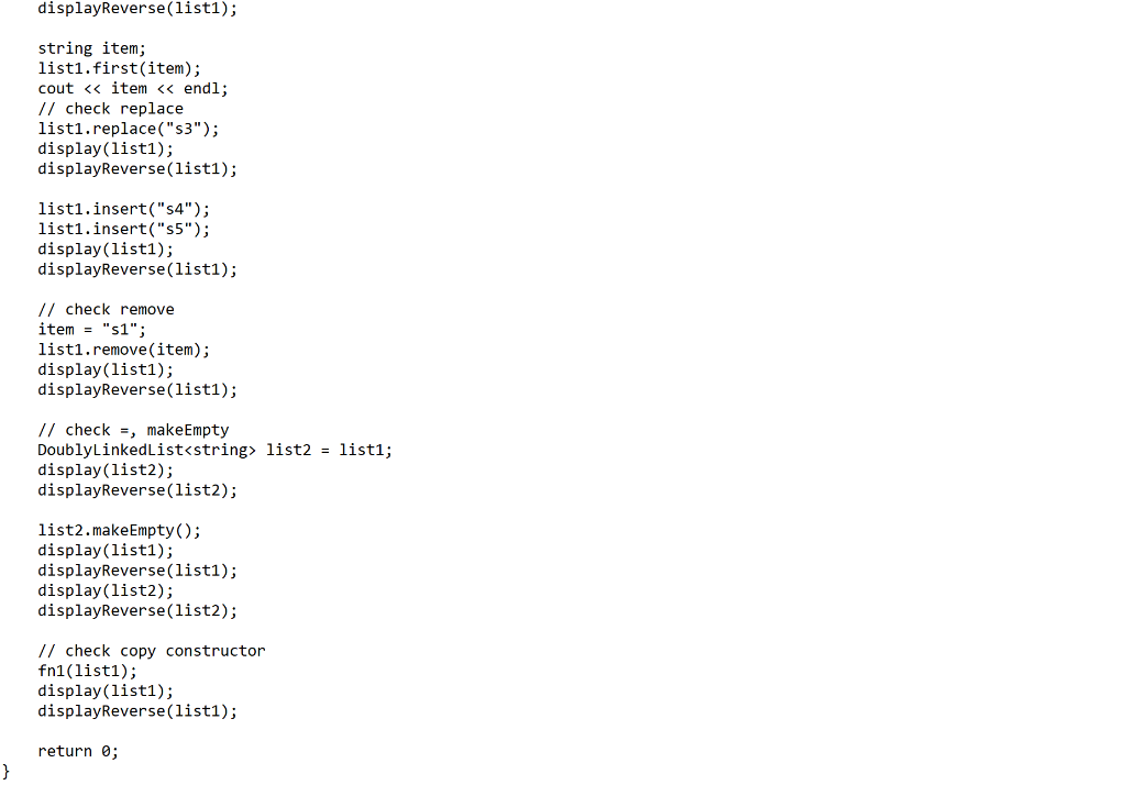 Solved Q1. In this project, we will implement a doubly | Chegg.com