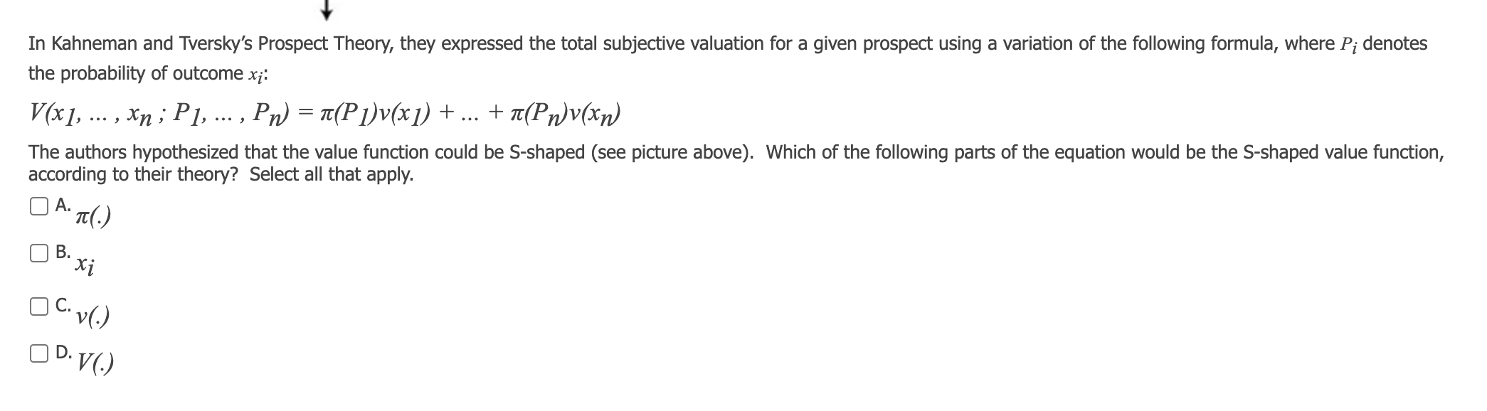 Solved QUESTION 13 Utility J Gains In Kahneman and | Chegg.com