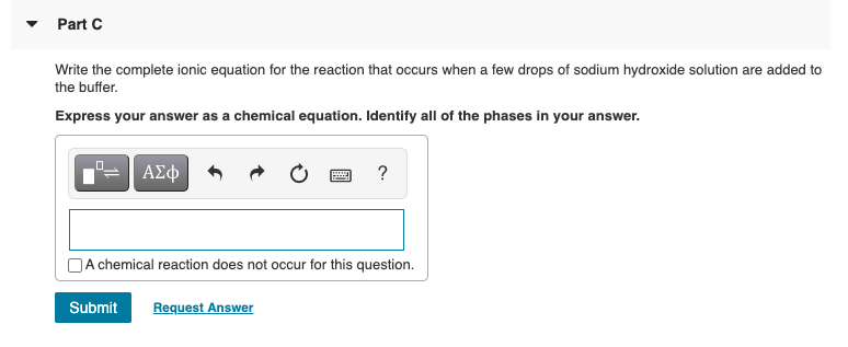 Solved Review Constants Periodic Table A buffer is prepared | Chegg.com