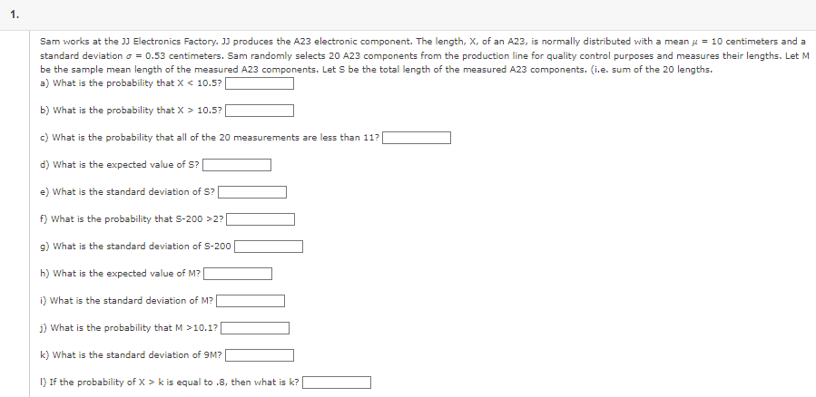 Solved Sam works at the JJ Electronics Factory. JJ produces | Chegg.com