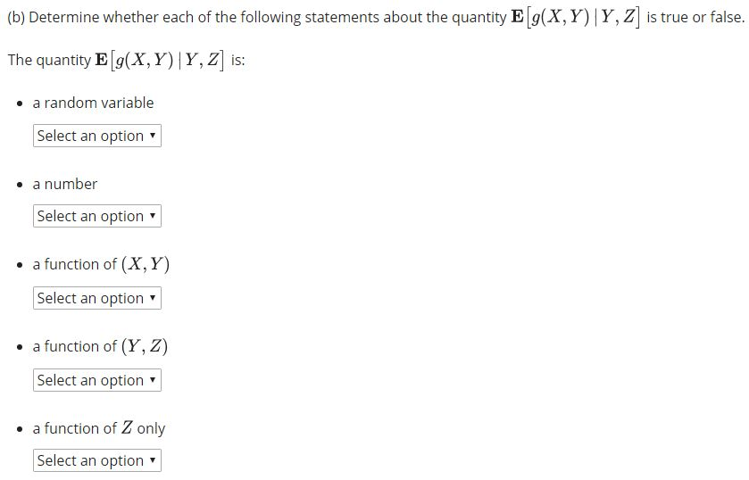 Solved 5 Exercise Iterated Expectations A Bookmark This