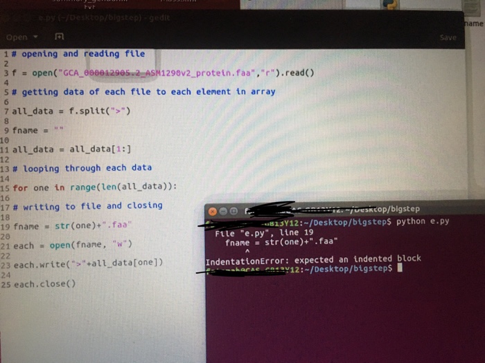 Solved ame Open 1# opening and reading file 3 f open( | Chegg.com
