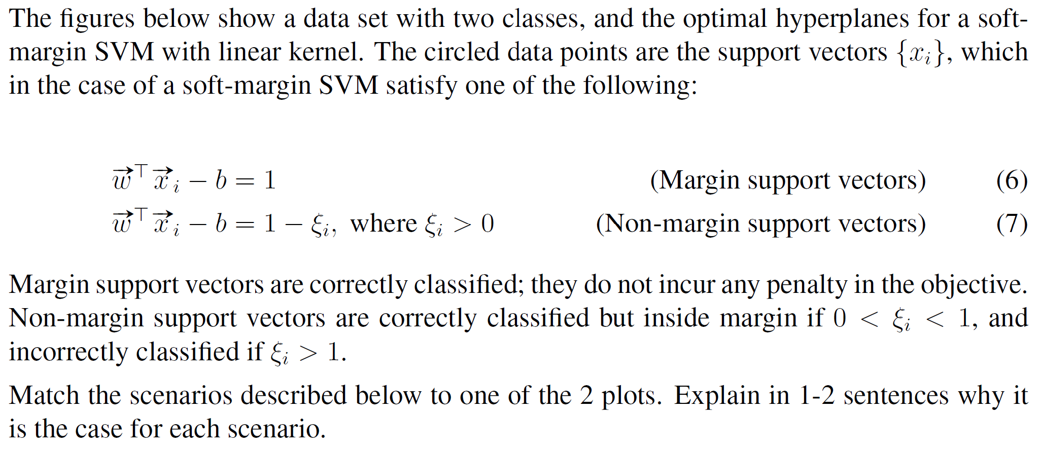 Support Vector Machines (SVMs) can be used to perform | Chegg.com