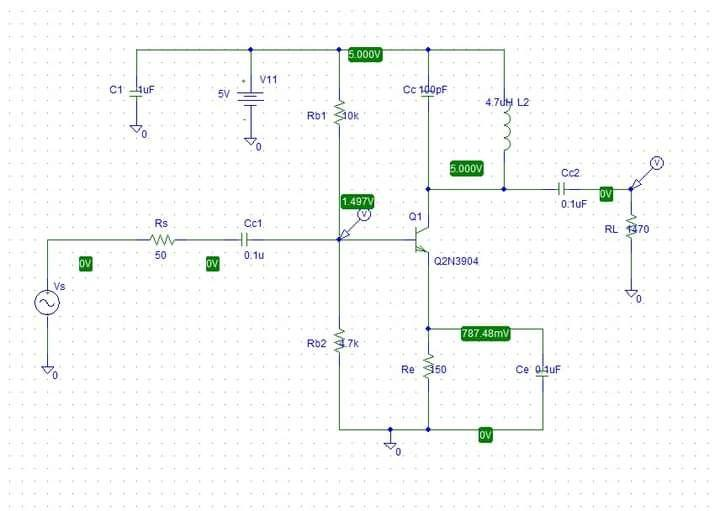 Maximum Output Swing of the Tuned Class-A Amplifier | Chegg.com