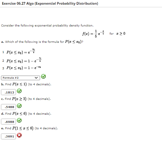 Solved Exercise 06.27 Algo (Exponential Probability | Chegg.com Solved Exercise 06.27 Algo (Exponential Probability | Chegg.com
