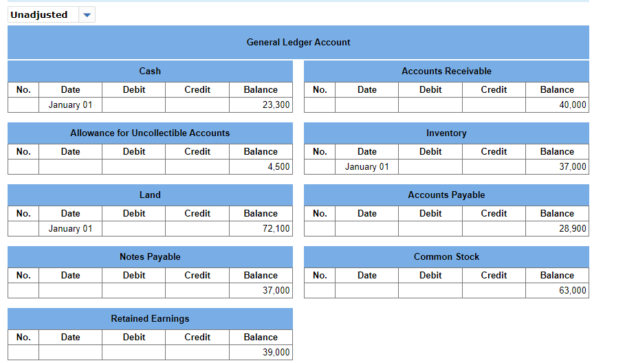 Solved 1. Record each of the transactions listed above in | Chegg.com