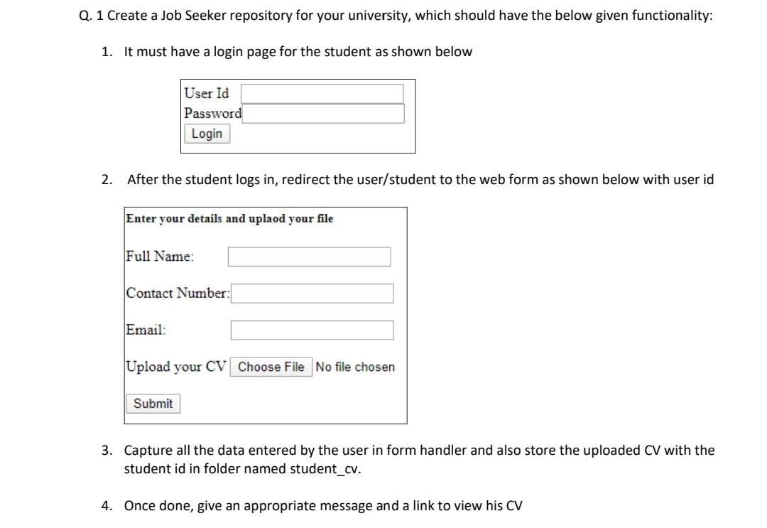 Solved USE HTML / PHP AND PROVIDE SCREENSHOT OF INPUT | Chegg.com