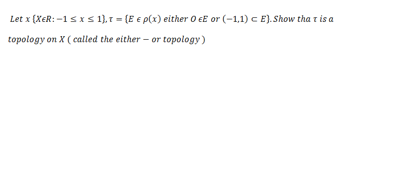Solved Let x {XER:-1 | Chegg.com