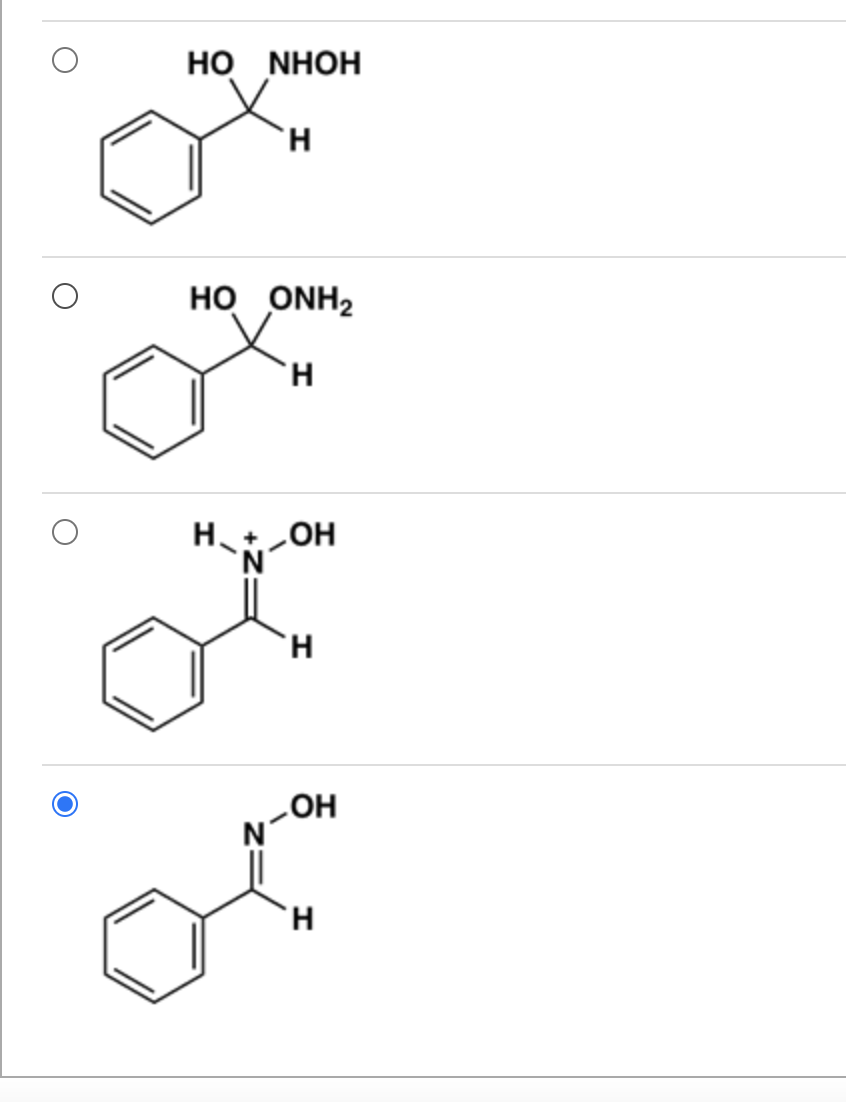 Solved Which structure is least likely as an intermediate or | Chegg.com