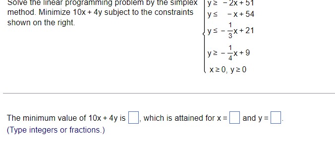 Solved Solve the linear programming problem by the simplex | Chegg.com