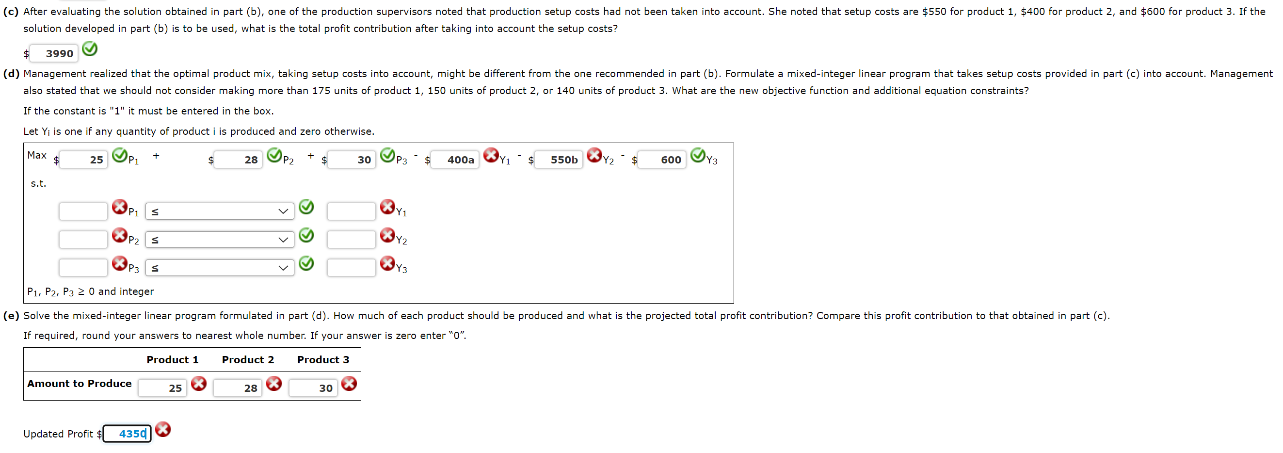 Solved solution developed in part (b) is to be used, what is | Chegg.com