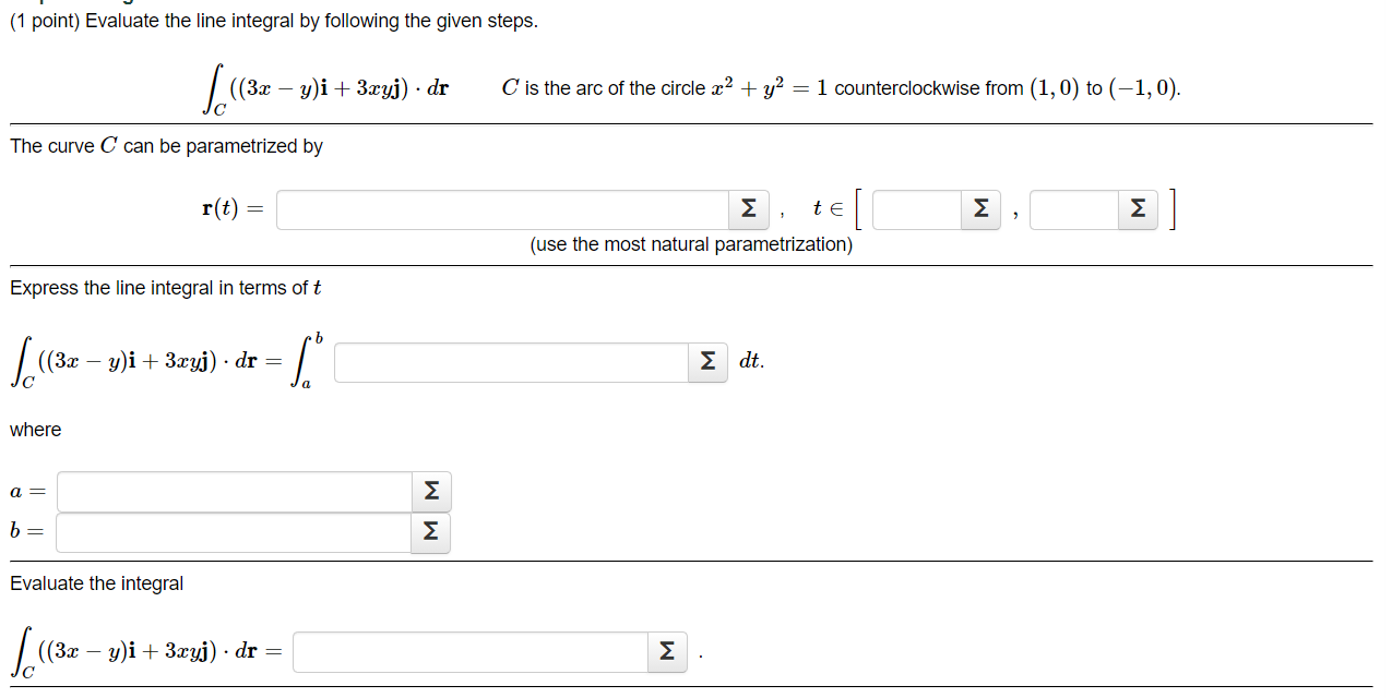 Solved Evaluate the line integral by following the | Chegg.com
