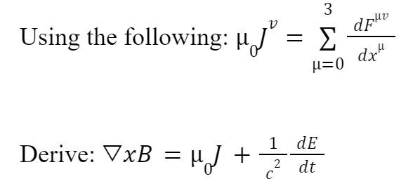 Solved Using the given equation, derive the following | Chegg.com