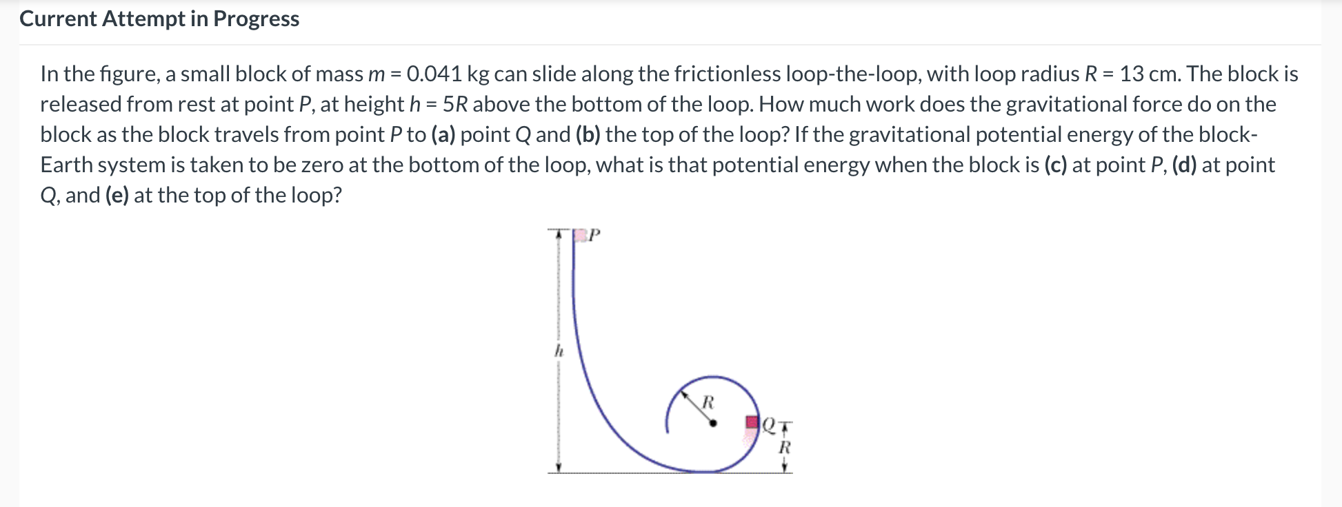 Solved Current Attempt in Progress In the figure, a small | Chegg.com