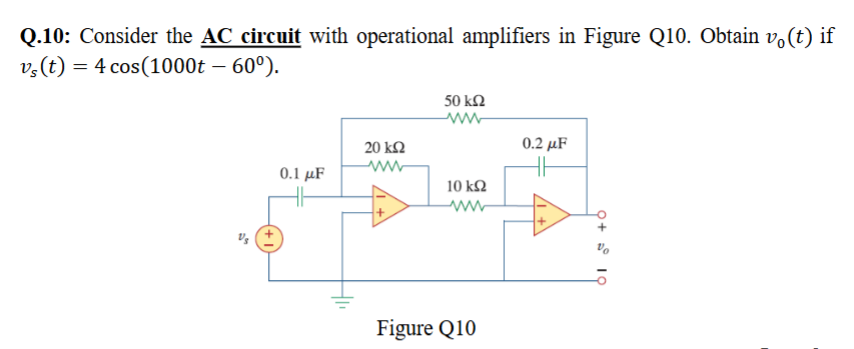 subject-EEE20006 ﻿Circuits ﻿and Electronics . ﻿can | Chegg.com
