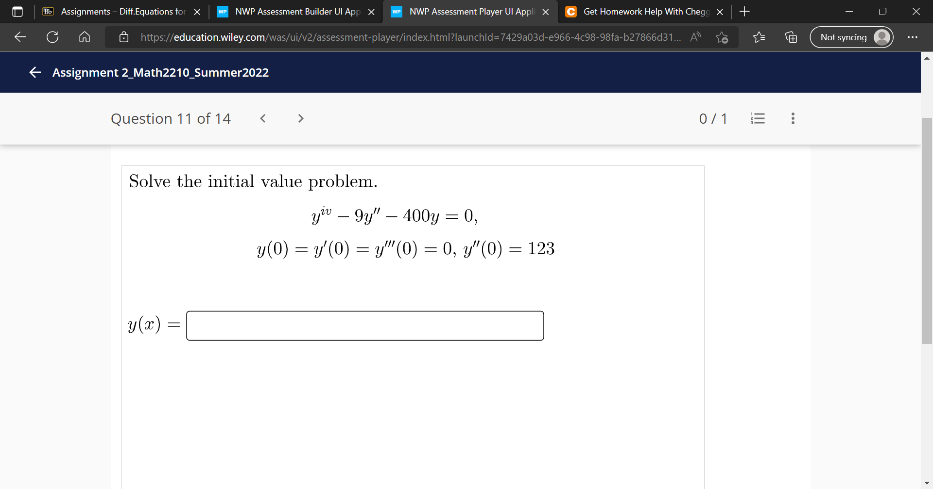 Solved ← NWP Assessment Builder UI App X WP NWP Assessment | Chegg.com