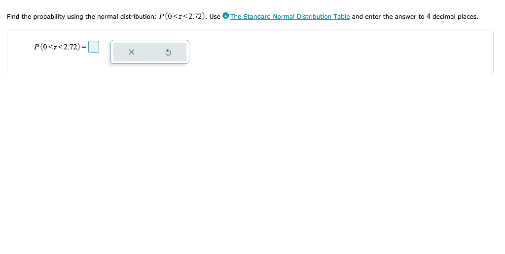 Solved Find the probability using the normal distribution: | Chegg.com