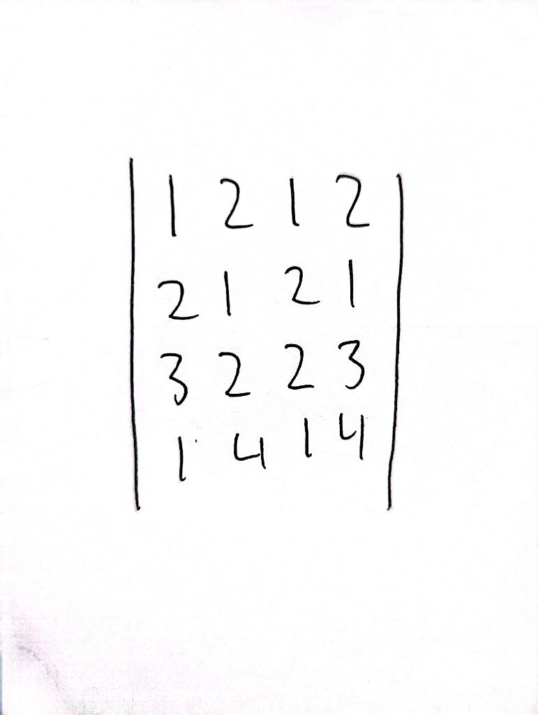 Solved Change To Upper Triangular Matrix And Find 