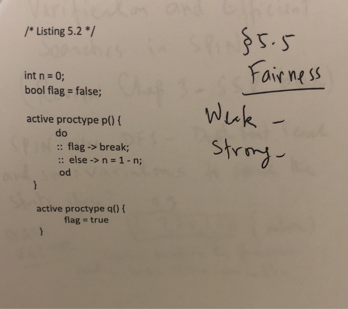 Solved /* Listing 5.2*/ int n 0; bool flag false; ai ne s | Chegg.com