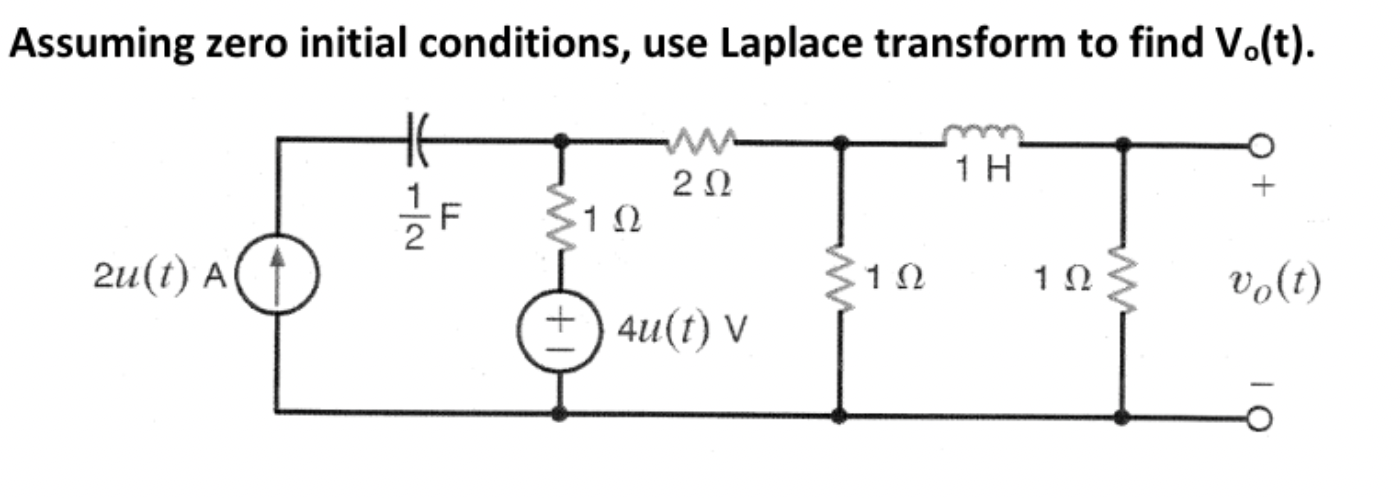 Solved Assuming zero initial conditions, use Laplace | Chegg.com