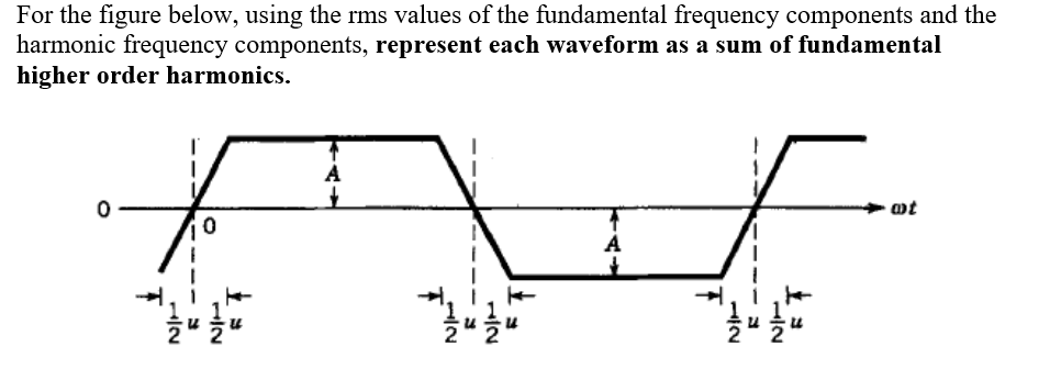 Solved For the figure below, using the rms values of the | Chegg.com
