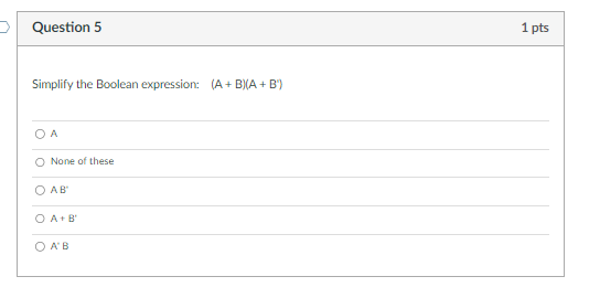 Solved Find a Boolean expression that's equivalent to this | Chegg.com