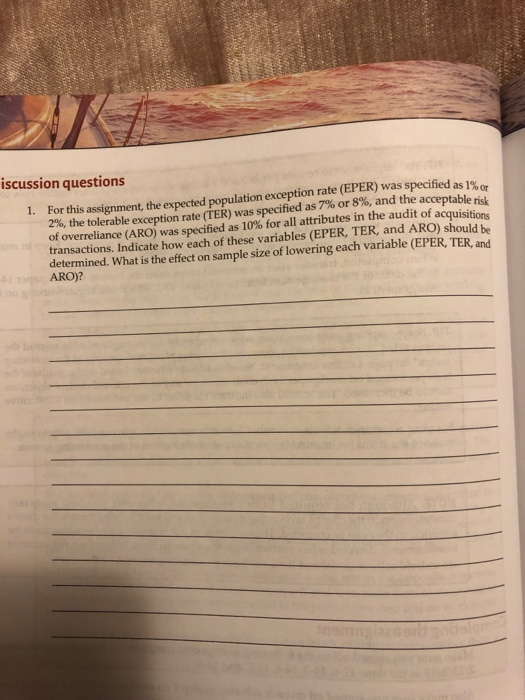 Solved iscussion questions For this assignment, the expected | Chegg.com