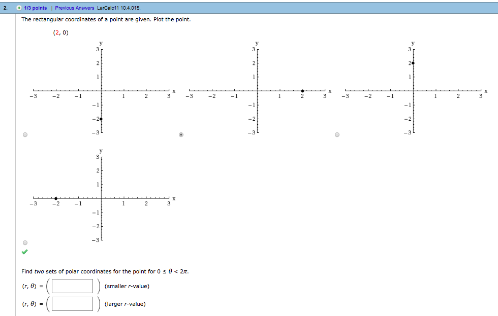 Solved 2 1 3 Points Previous Answers Larcalc11 10 4 015 The
