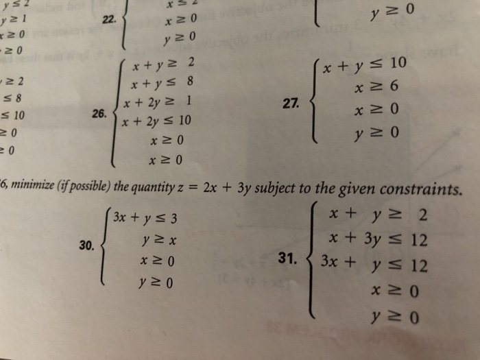 Solved 198 Chapter 4 Linear Programming with Two Variables | Chegg.com